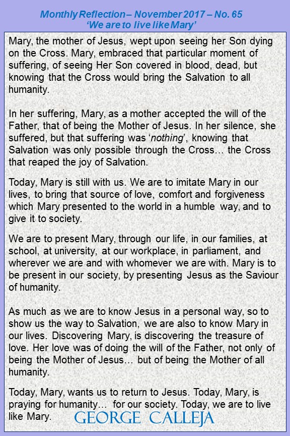 We are to live like Mary – Laikos