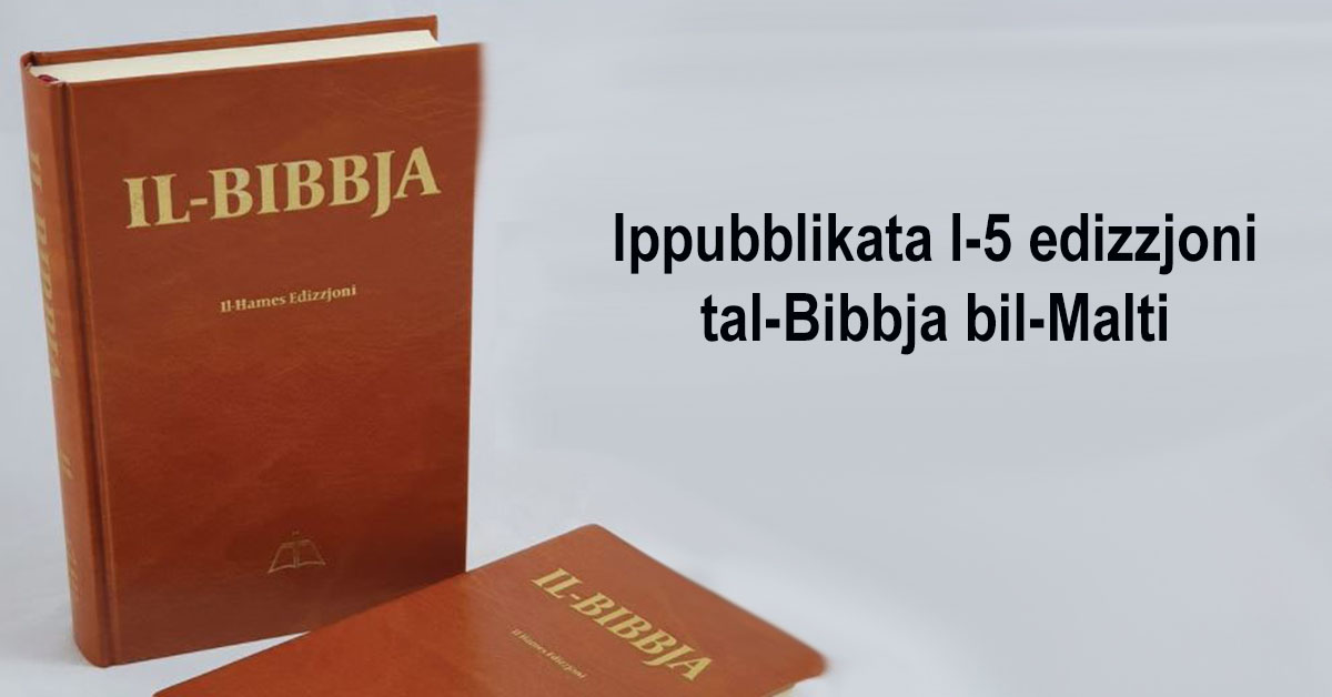 Ġiet ippublikata l-ħames edizzjoni tal-Bibbja bil-Malti – Laikos