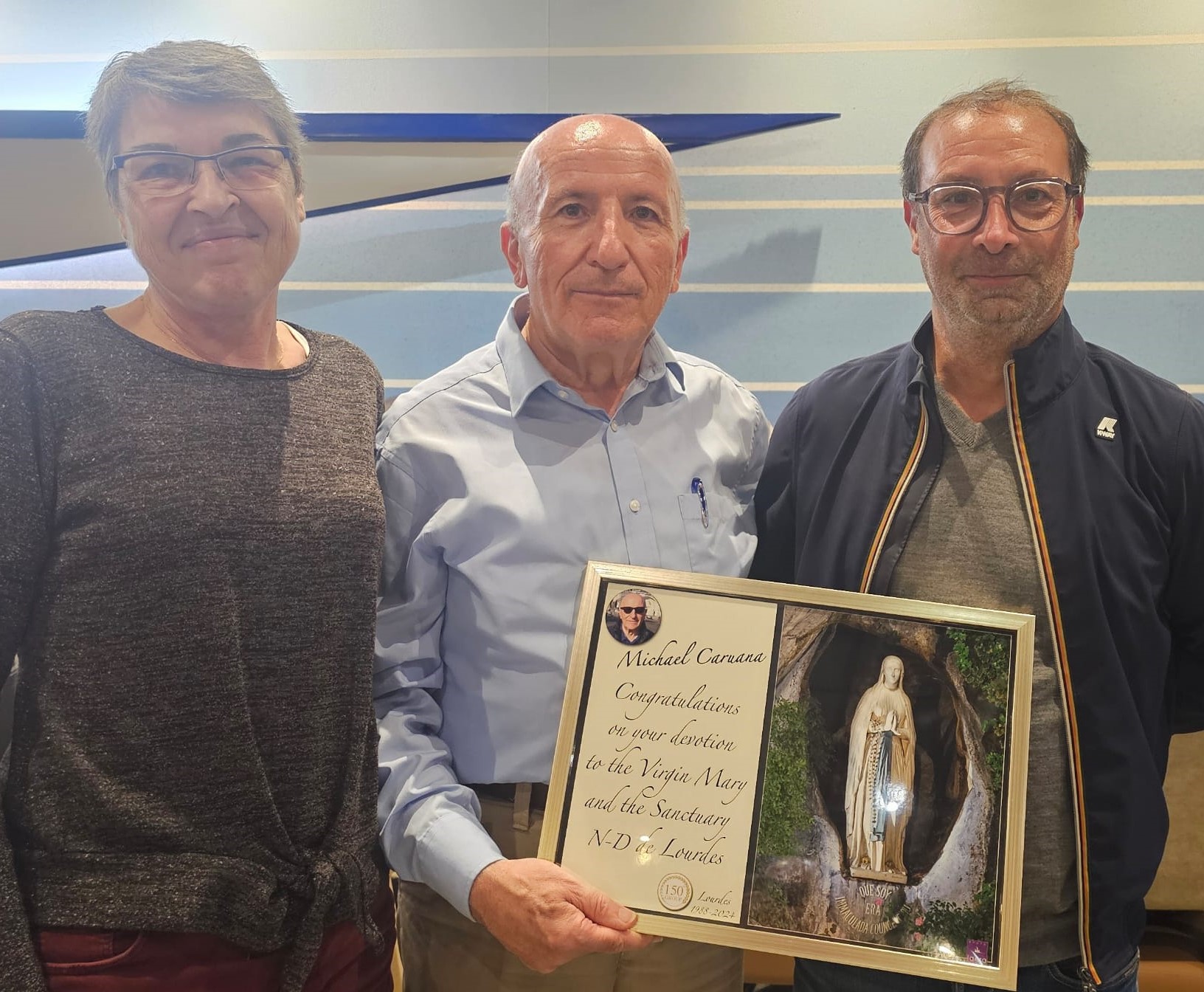 Michael Caruana jiċċelebra l-150 grupp lejn Lourdes – Laikos