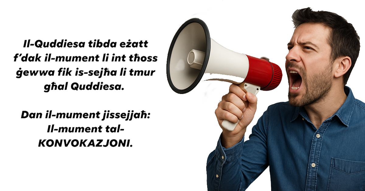 L-ewwel Azzjoni Liturġika tal-Quddiesa. Kitba ta’ P. Juan De Bono ocd ...