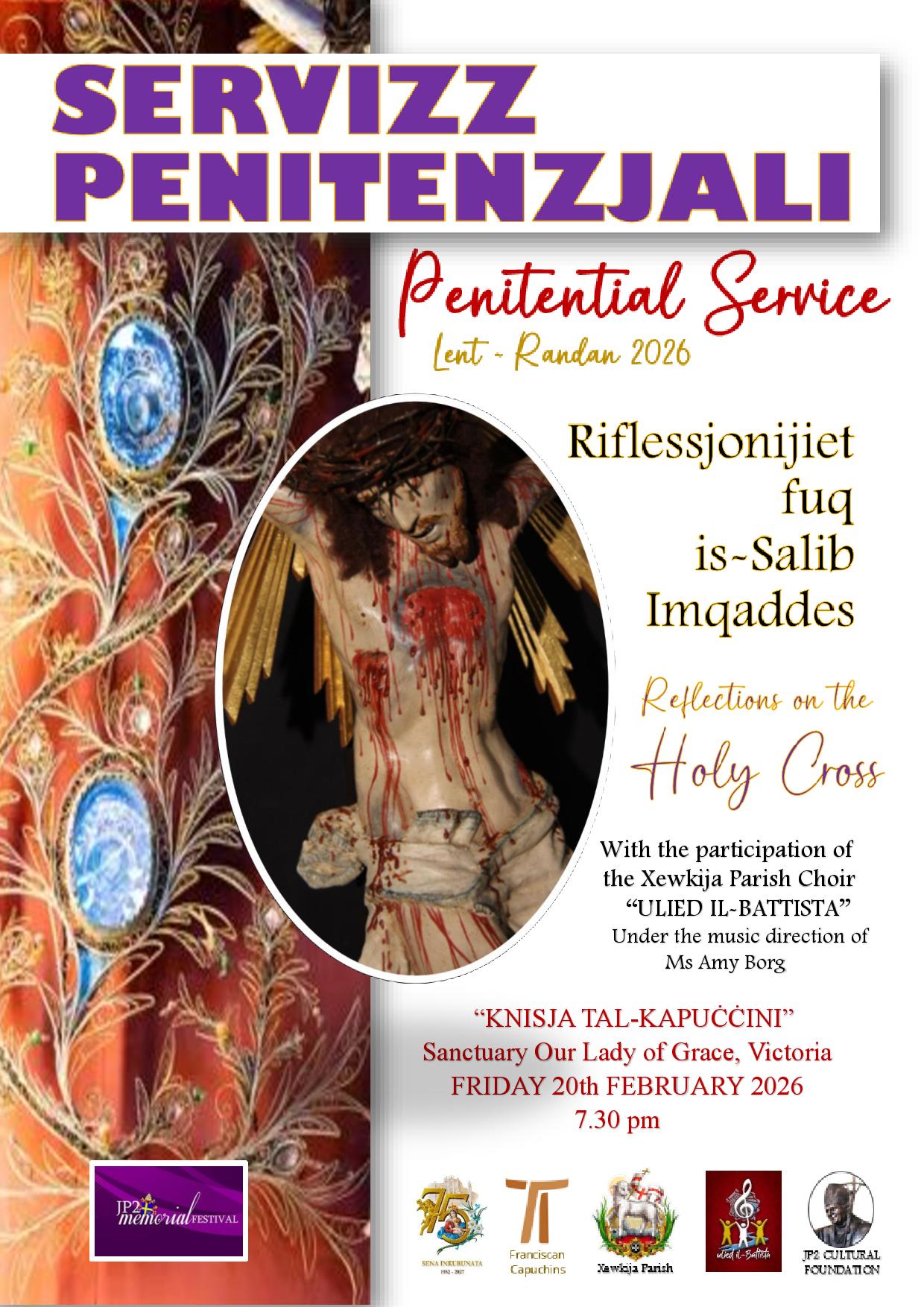 Penitential Service on the First Friday of Lent – Laikos